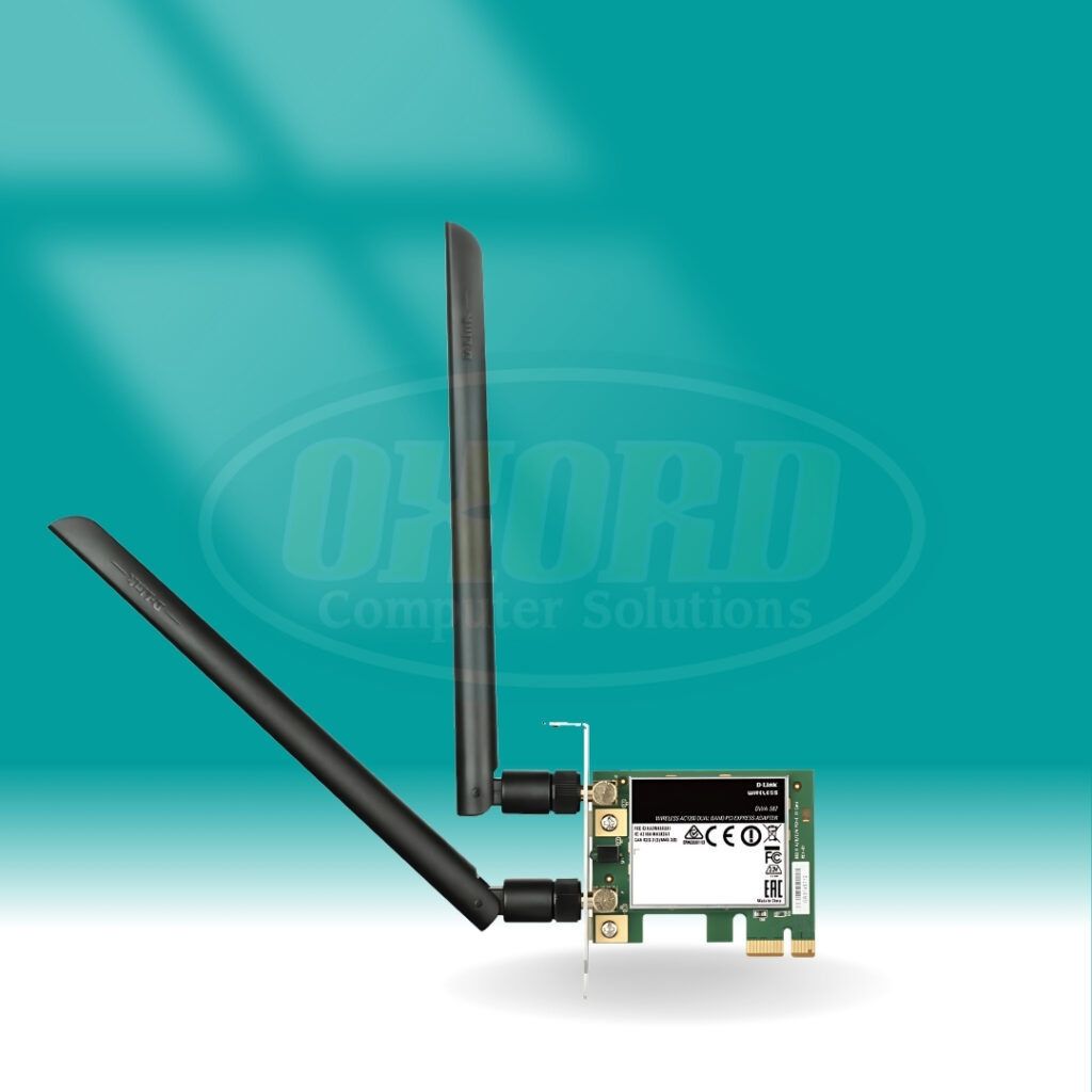 D-Link DWA-582 Wireless AC1200 Dual Band PCIe Desktop Adapter – OXORD ...